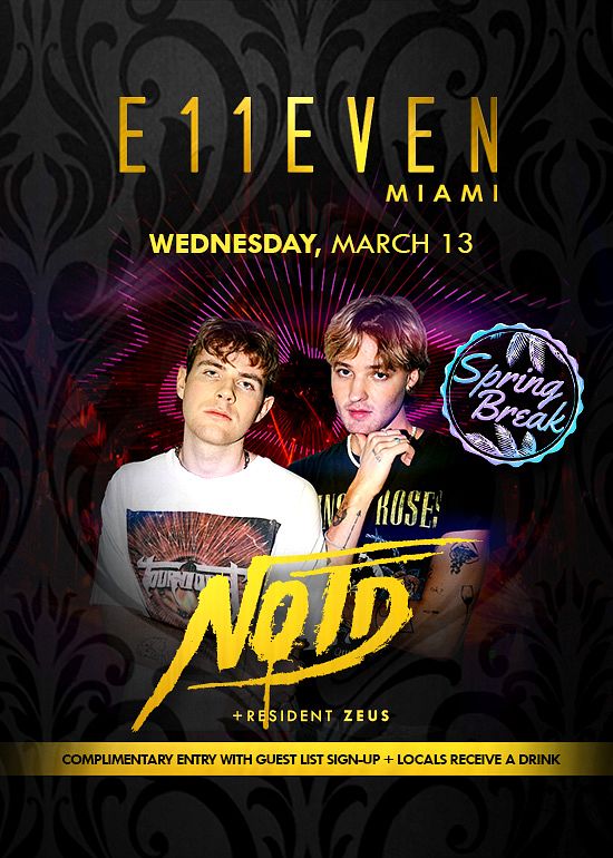 NOTD Tickets at E11EVEN Miami in Miami by 11 Miami | Tixr