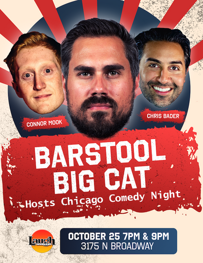 Barstool Big Cat hosts: Chicago Comedy Night Tickets at Laugh Factory ...
