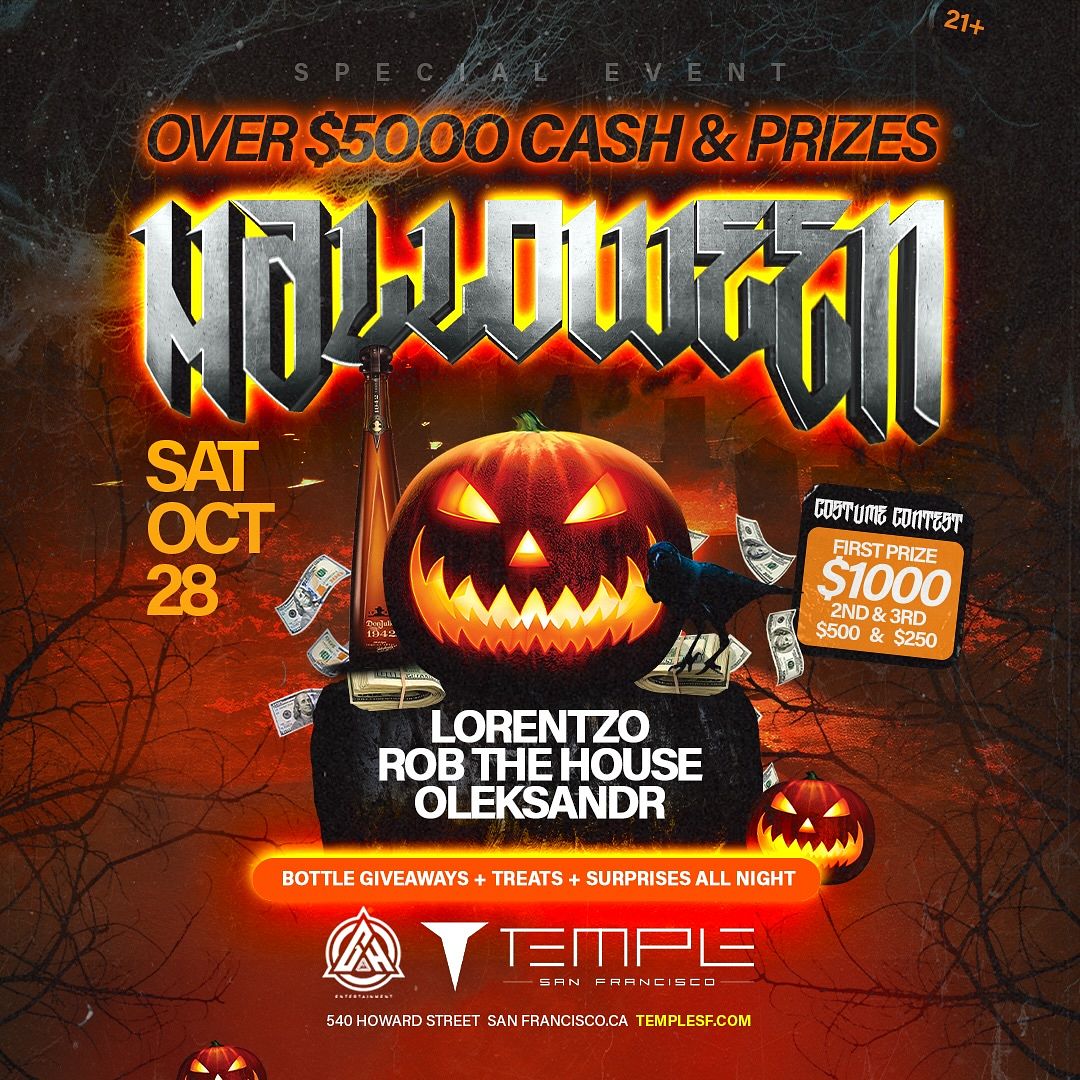 Halloween Costume Party Tickets at Temple Nightclub in SF by Temple ...