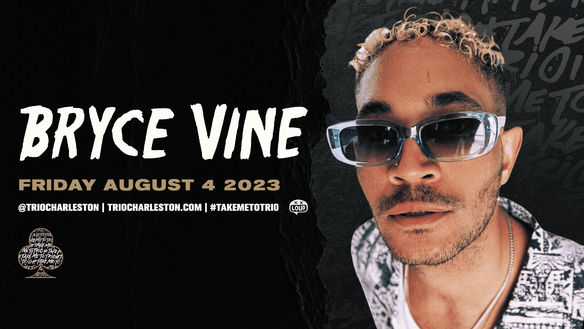 Bryce Vine Tickets at Trio in Charleston by Loud Crowd Charleston | Tixr