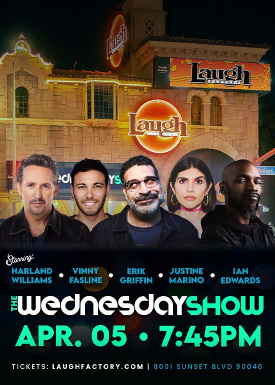 The Wednesday Show Tickets at Laugh Factory Hollywood in Los Angeles by ...