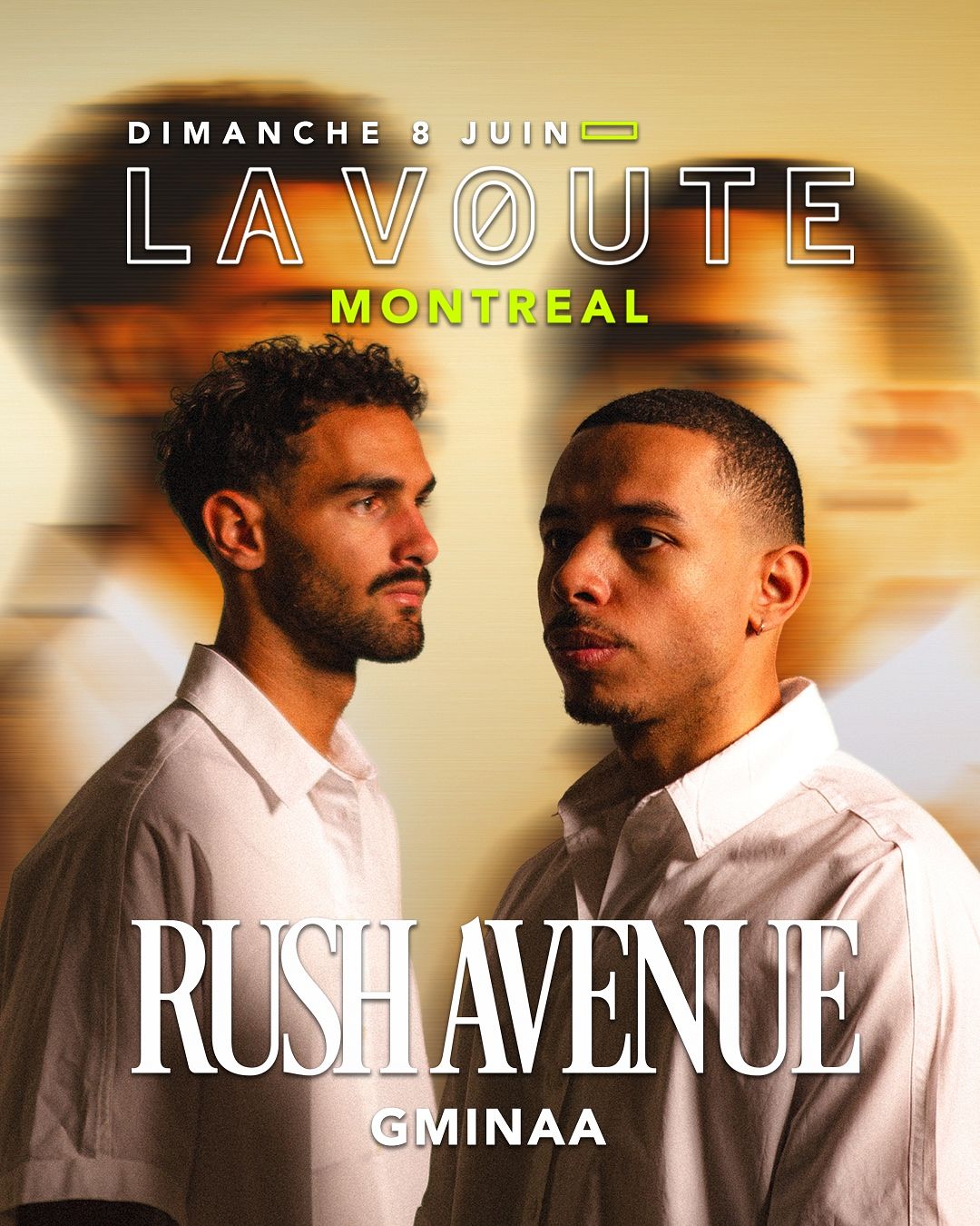 RUSH AVENUE Tickets at La Voûte in Montréal by LA VOŪTE | Tixr