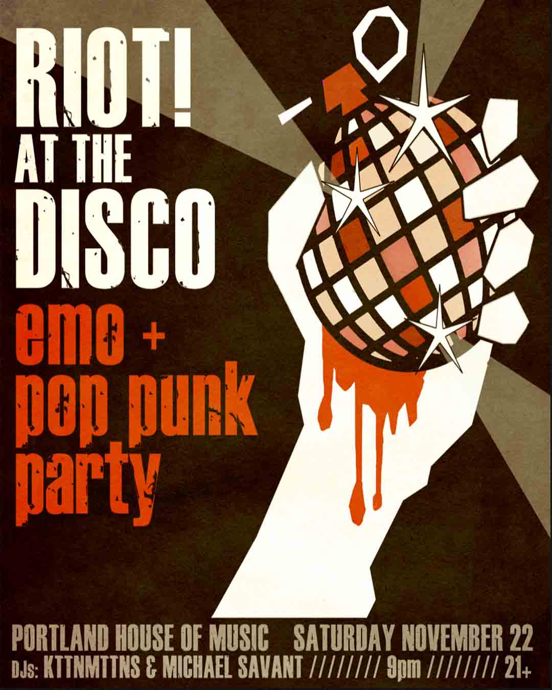 Riot! At The Disco [Pop Punk Night] Tickets at Portland House Of Music ...