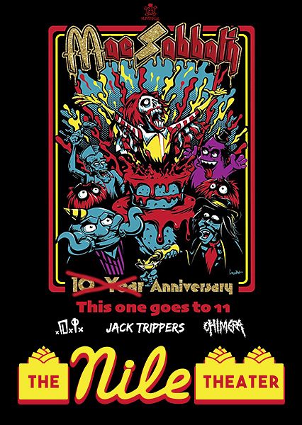 Numbskull Presents: MAC SABBATH Tickets at The Nile Theater in Bakersfield by The Nile Theater ...