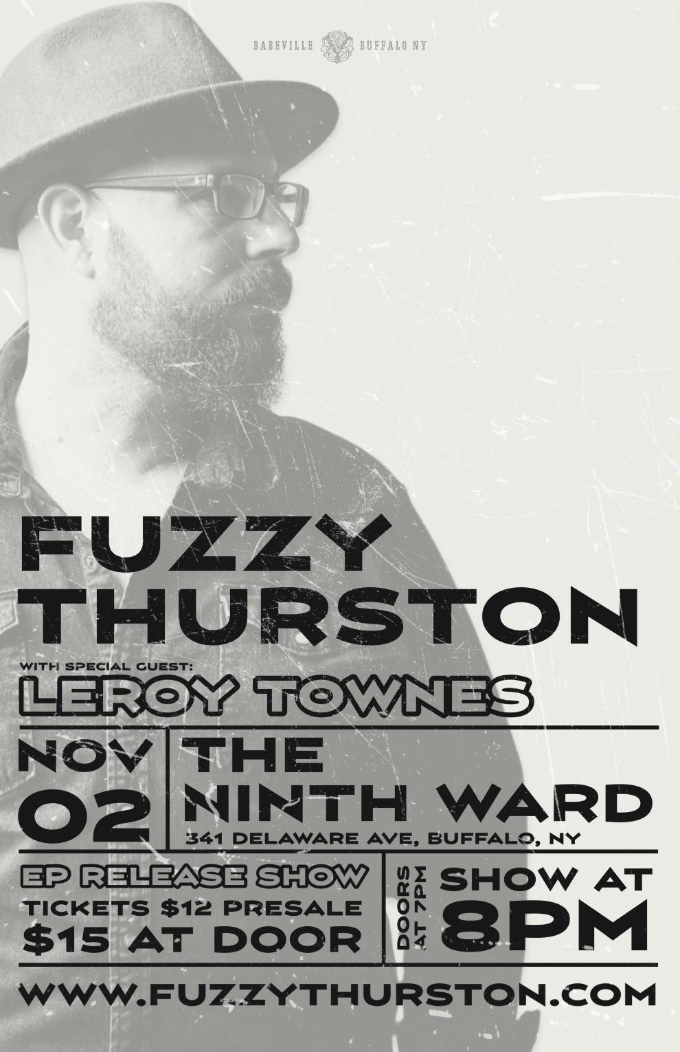 Fuzzy Thurston EP Release w/ Leroy Townes Tickets at The 9th Ward in ...
