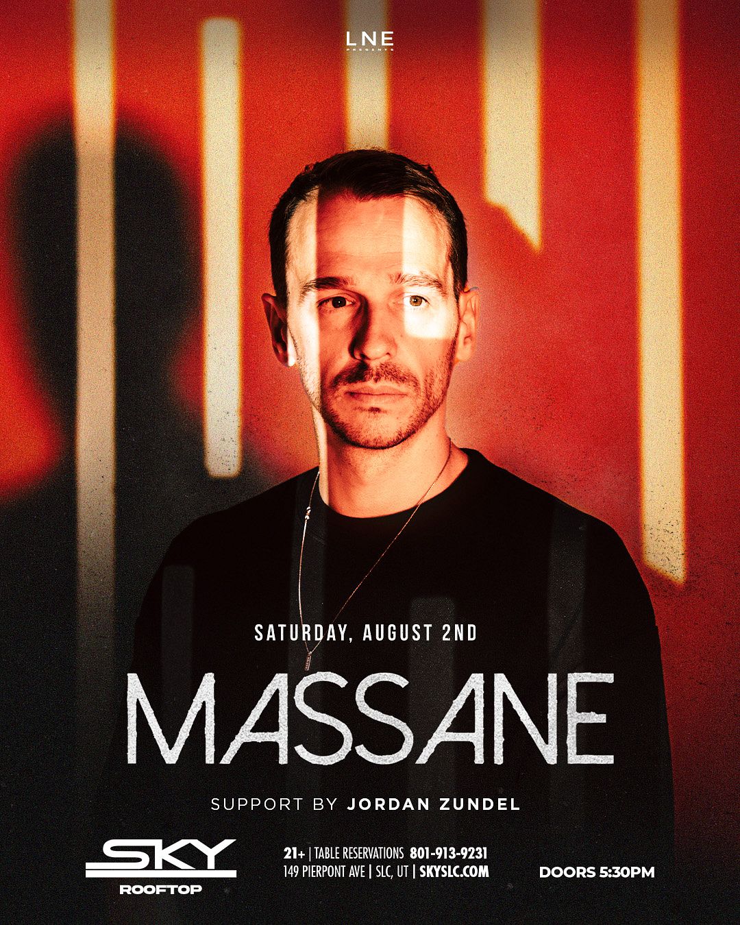 MASSANE on SKY ROOFTOP Tickets at Sky SLC in Salt Lake City by SKY SLC ...