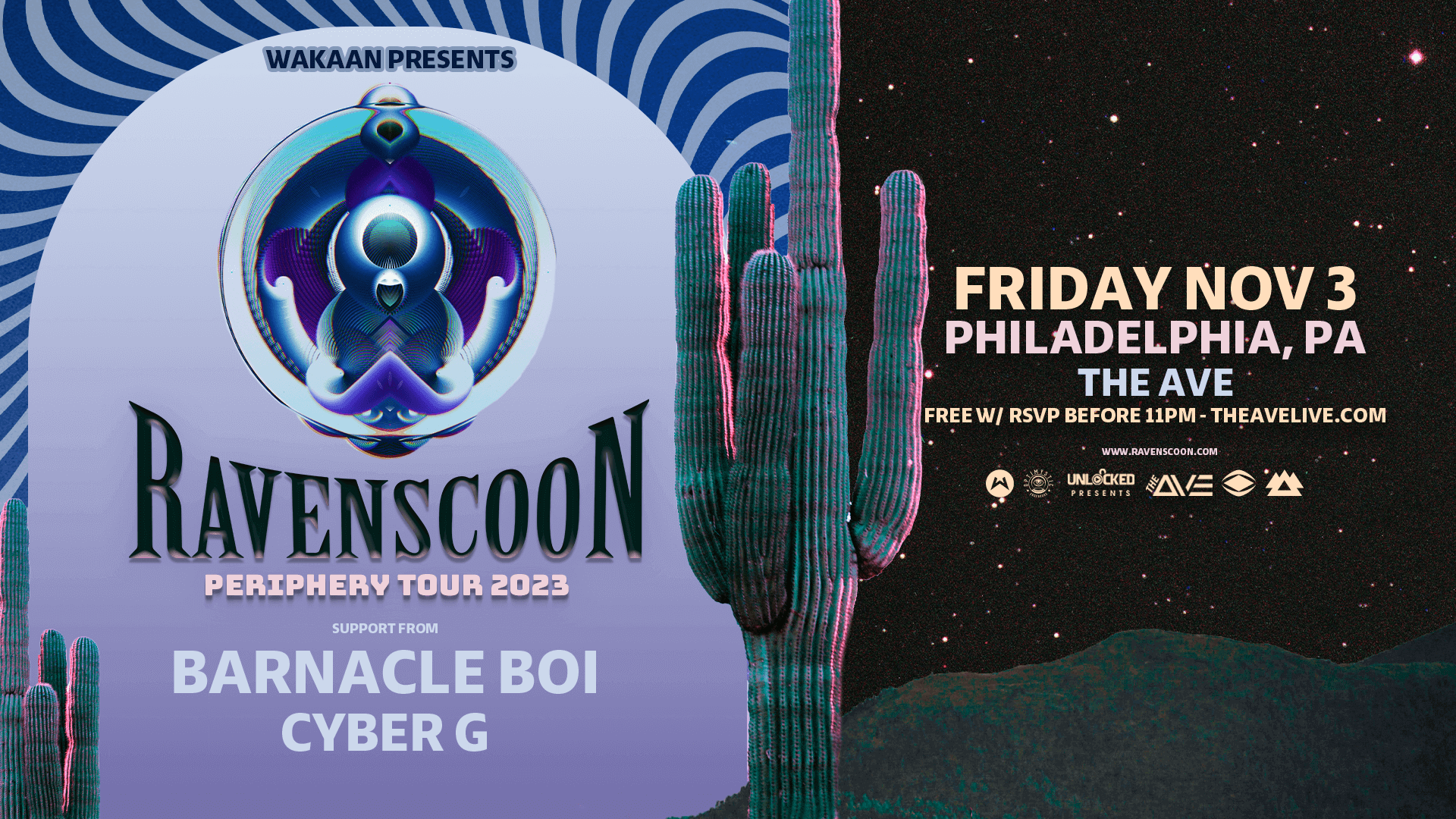 Ravenscoon Tickets at The Ave Live in Philadelphia by Unlocked Presents ...