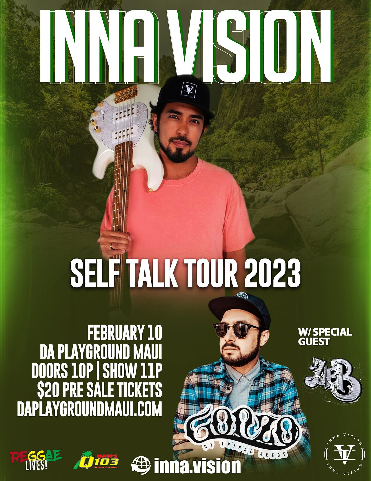 INNA VISION with GONZO Tickets at da Playground Maui in Wailuku by Da ...