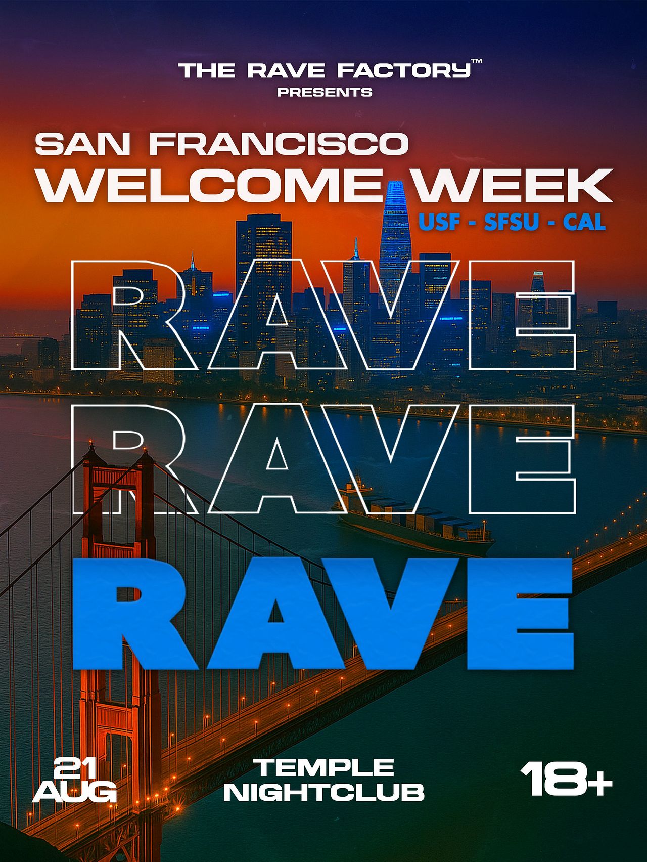 San Francisco Welcome Week Rave Tickets at Temple San Francisco in SF ...