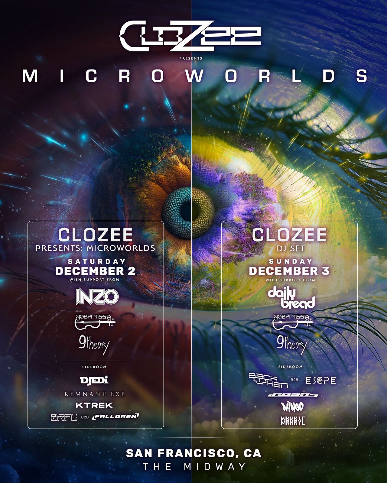 CloZee - Microworlds North American Tour Tickets at The Midway in San ...