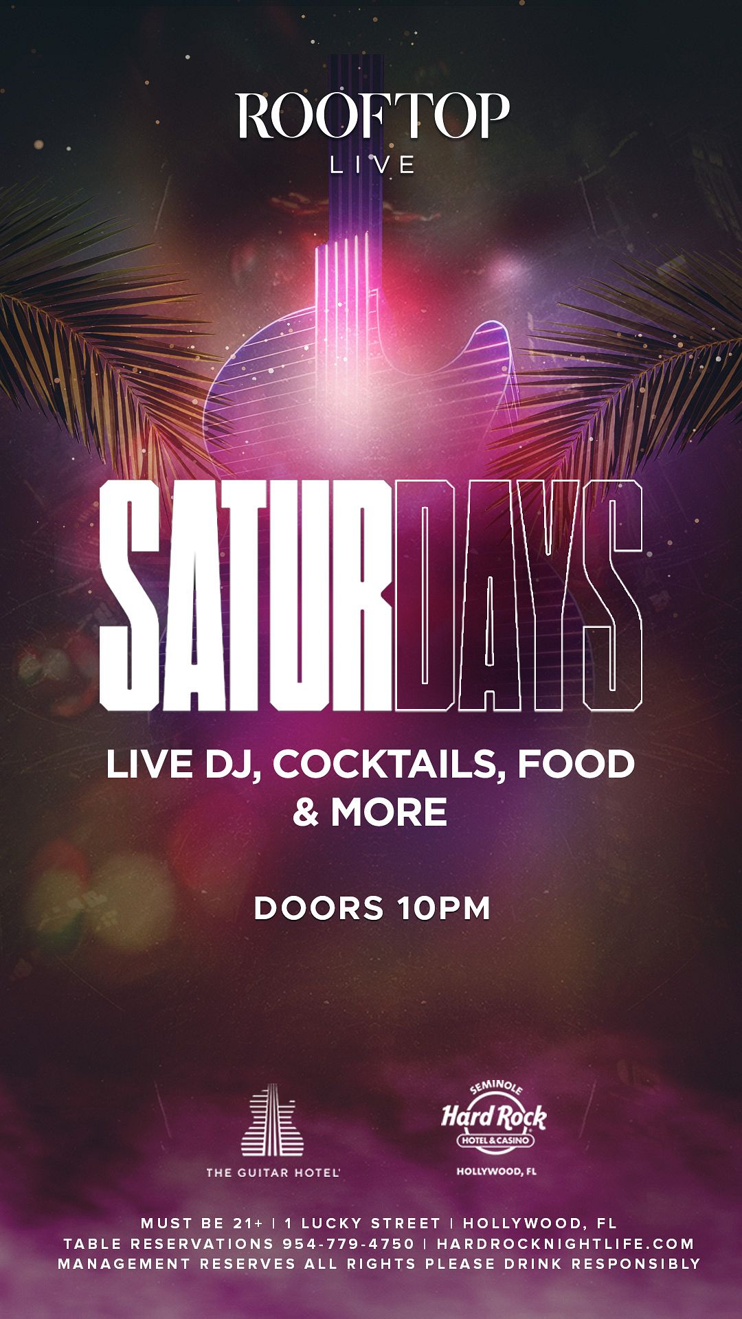 Saturday, May 3rd | Rooftop Live Tickets at Rooftop Live in Hollywood ...