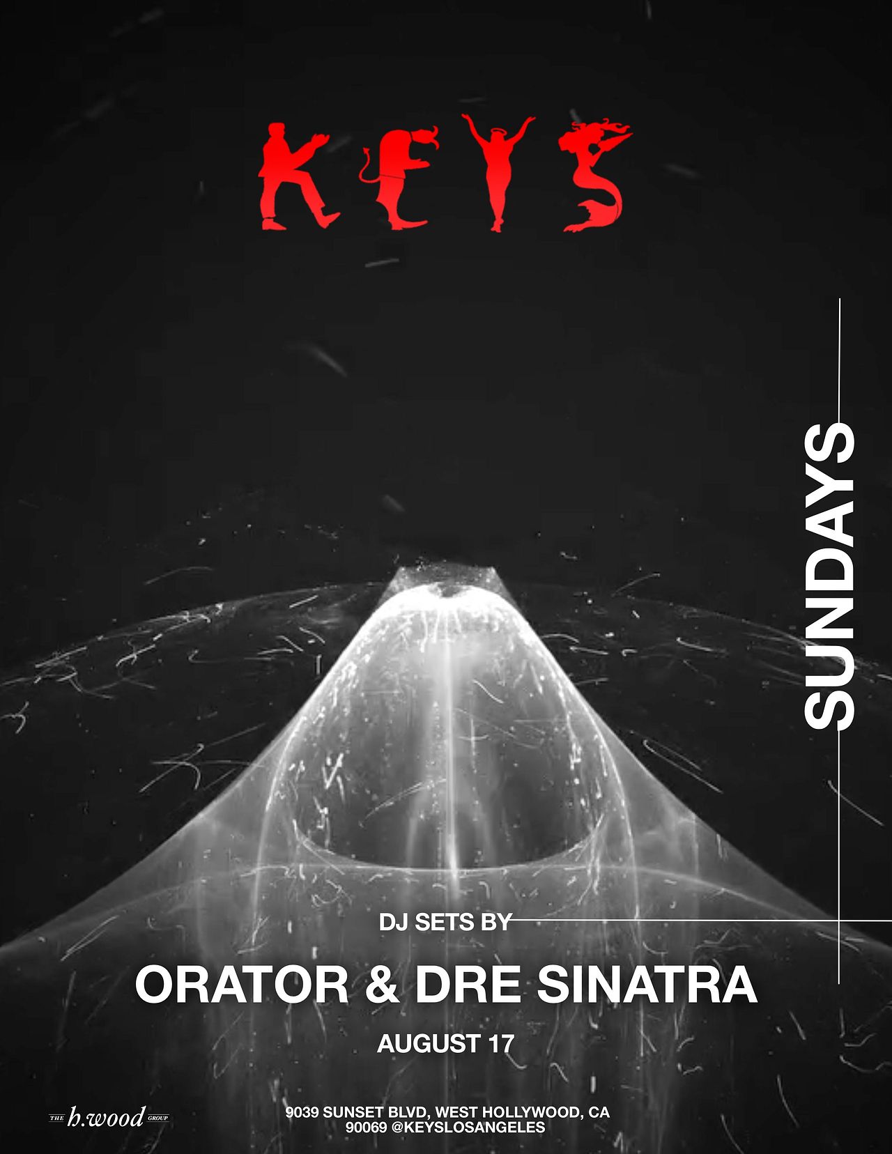 KEYS Los Angeles with ORATOR & DRE SINATRA Tickets at Keys in West Hollywood by Keys Los Angeles ...