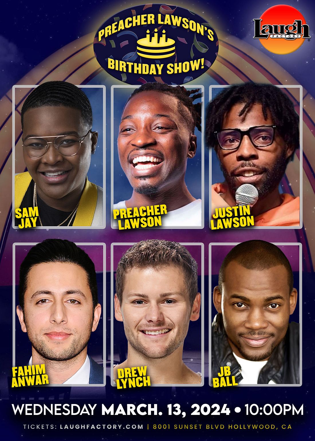 Preacher Birthday Show! Tickets at Laugh Factory Hollywood in Los ...