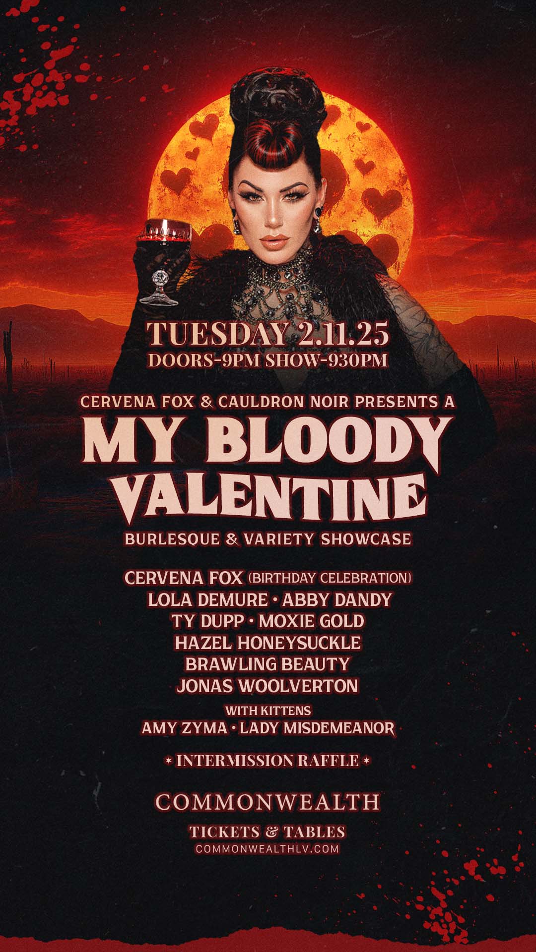 Cauldron Noir Presents: My Bloody Valentine Tickets at Commonwealth in ...