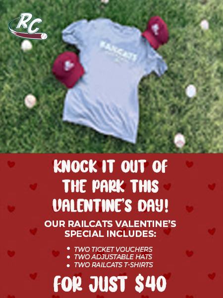 RailCats Valentine's Pack Tickets at Steel Yard in Gary by Gary ...