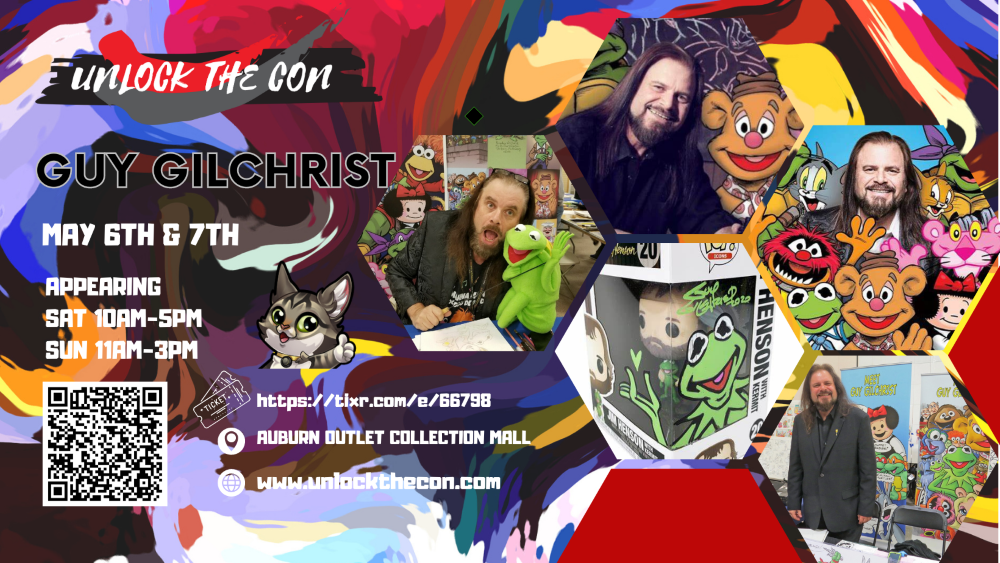 Unlock The Con Presents: Artist Guy Gilchrist Tickets at Auburn Outlet ...