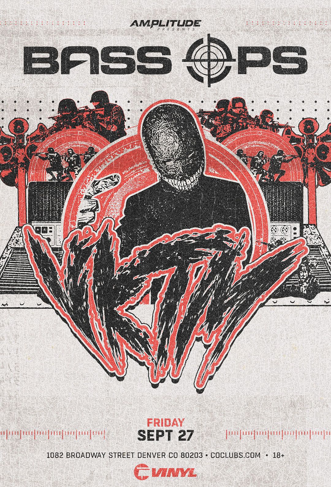 Bass Ops: VKTM Tickets at Club Vinyl in Denver by Club Vinyl | Tixr