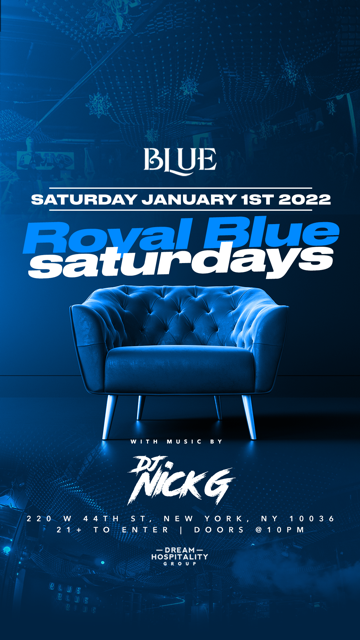 SATURDAY NIGHTS @ BLUE MIDTOWN Tickets at Blue Midtown in New York by ...