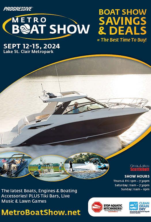Progressive Metro Boat Show 2024 Tickets at Lake St. Clair Metropark in ...