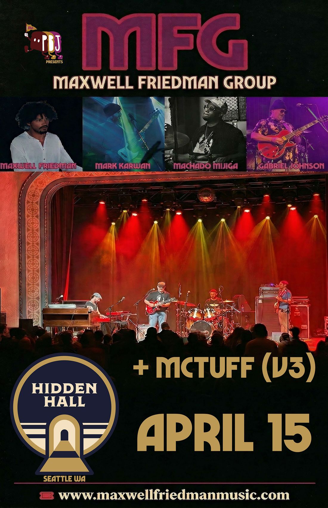 MFG aka Maxwell Friedman Group with McTuff 'The V3' Tickets at Hidden ...