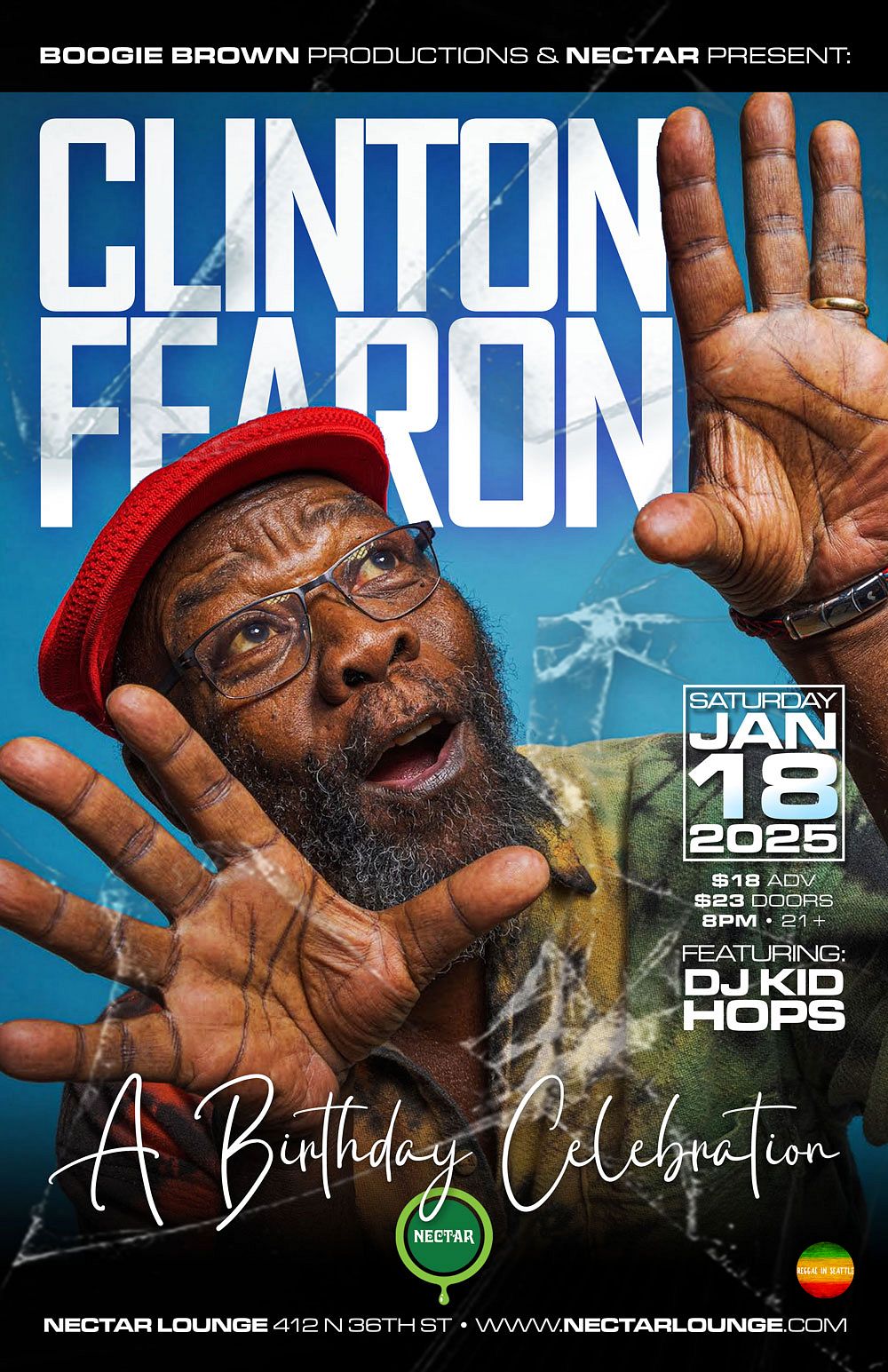 CLINTON FEARON: A Birthday Celebration with Special Guests Tickets at Nectar Lounge in Seattle ...