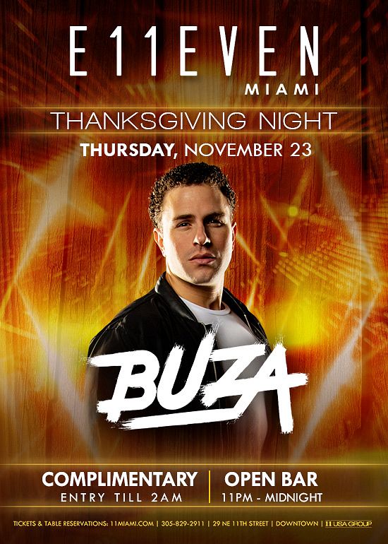 BUZA Tickets at E11EVEN Miami in Miami by 11 Miami | Tixr