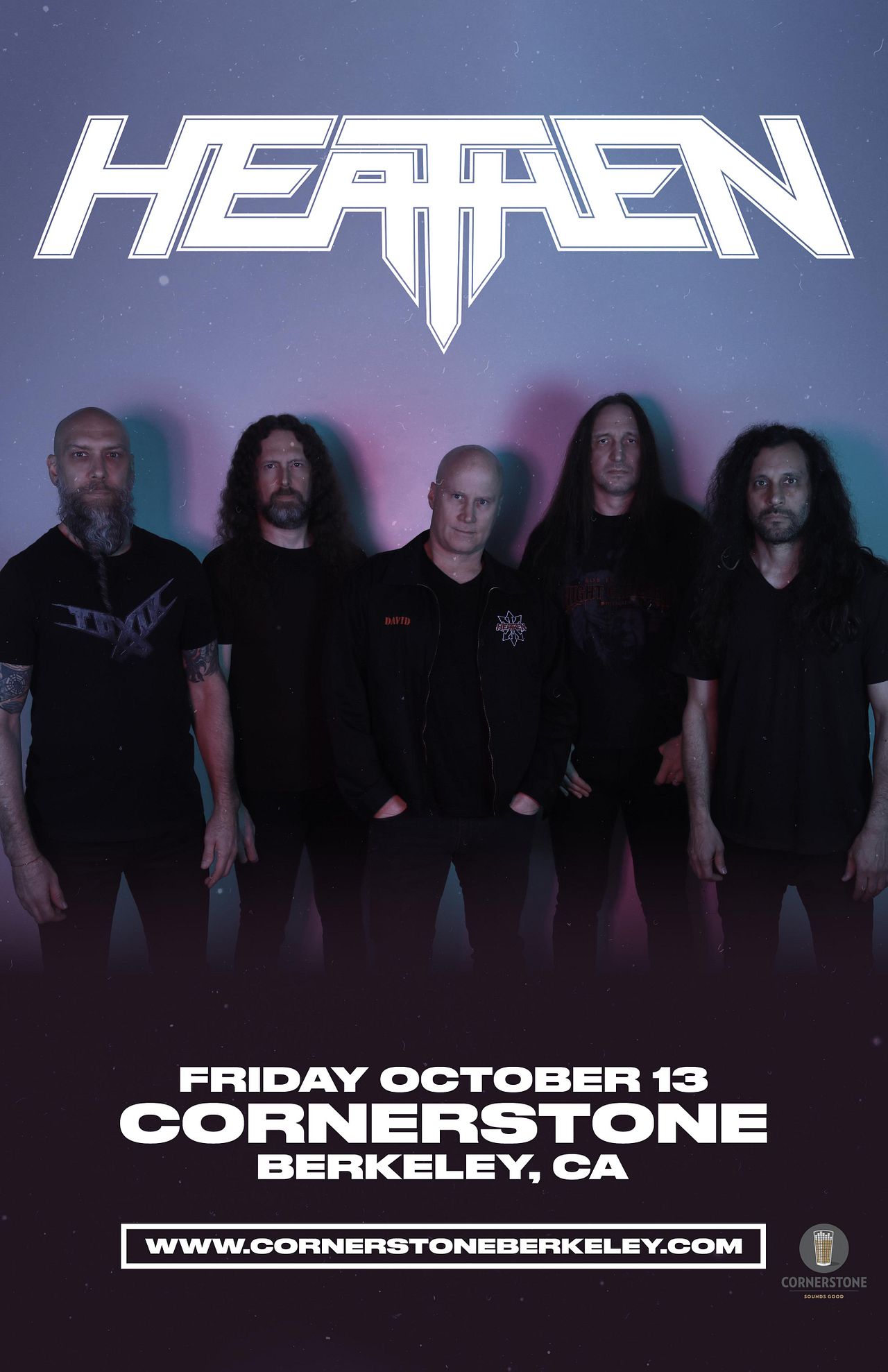Heathen Tickets at Cornerstone in Berkeley by Cornerstone Berkeley | Tixr
