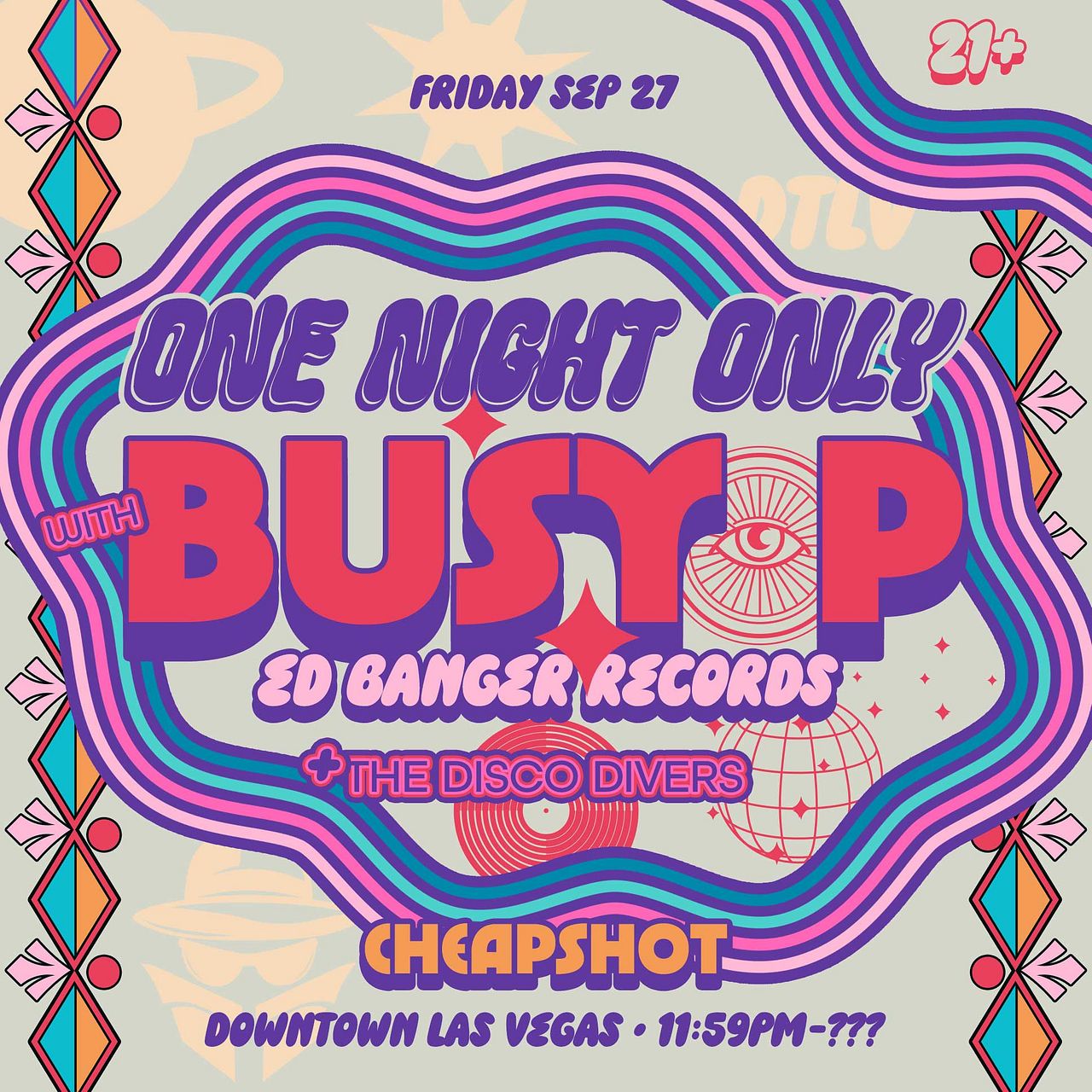 CS: One Night Only With BUSY P Tickets at Cheapshot - Showroom ...
