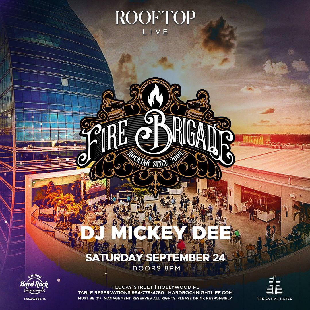 Fire Brigade Band | Rooftop Live - Hardrock Holly Tickets at Rooftop ...