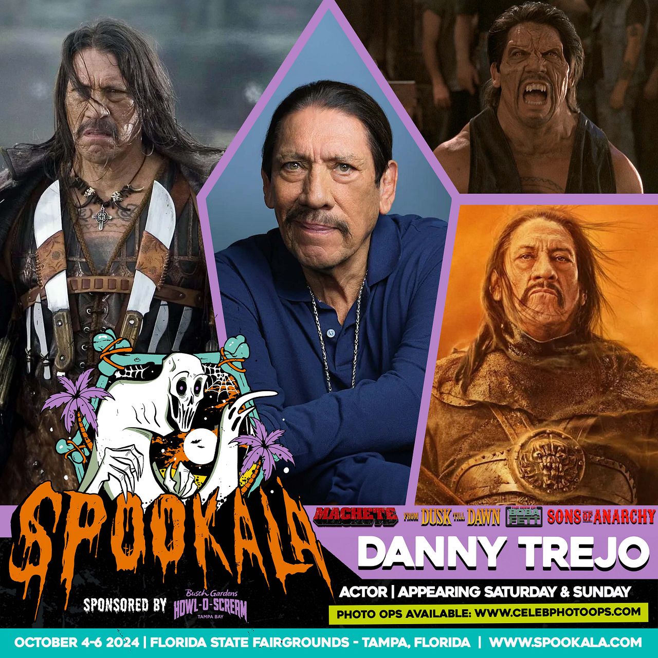 Spookala VI - Danny Trejo Autograph Tickets at Florida State ...