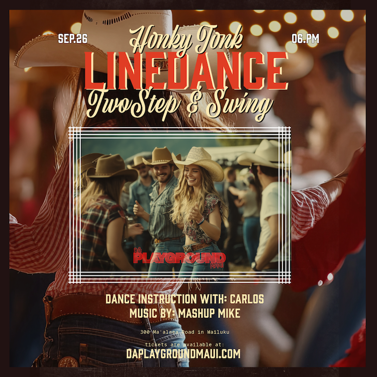 Line Dancing, Swing & Two-Step Tickets at da Playground Maui in Wailuku ...