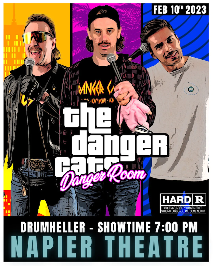 Danger Cats Comedy Tour Drumheller Tickets at Napier Theatre in Drumheller by Shows Tonight ...