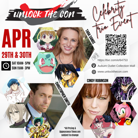 Unlock The Con: Celebrity Trio Event! Tickets at Auburn Outlet Mall in ...