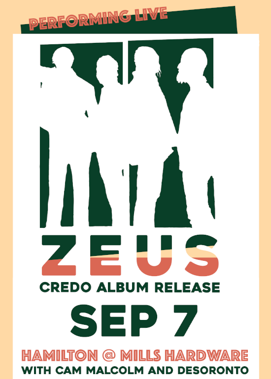 Zeus - Credo Album Release Tickets at Mills Hardware in Hamilton by ...
