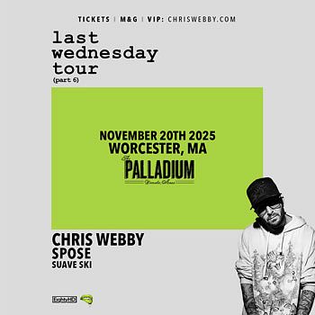 Chris Webby Tickets at The Palladium in Worcester by The Palladium | Tixr