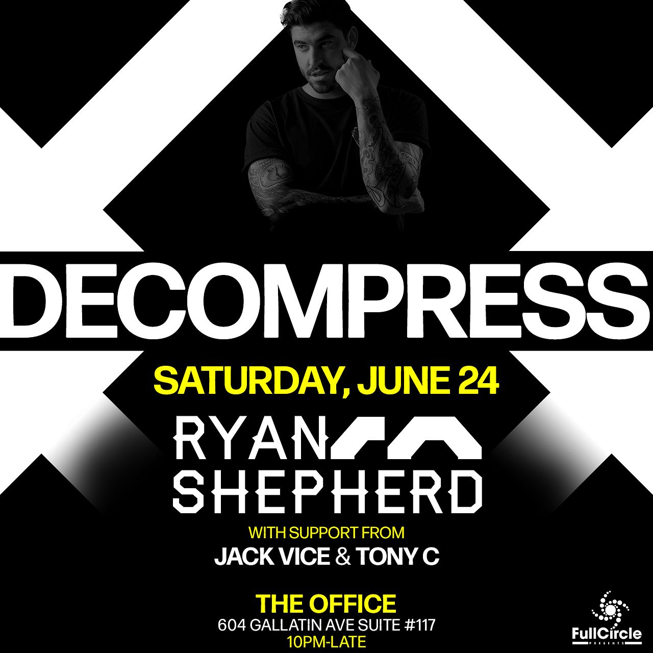 Ryan Shepherd Tickets at The Office in Nashville by Full Circle Presents | Tixr
