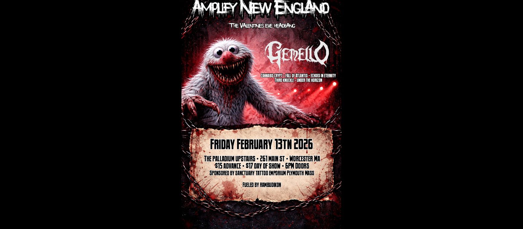 Amplify New England: Gemello Tickets at The Palladium Upstairs in ...