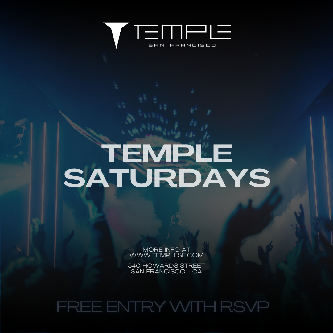 Temple Saturdays Tickets at Temple San Francisco in SF by Temple ...