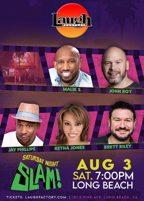 Saturday Night Slam Tickets at Laugh Factory Long Beach in Long Beach ...