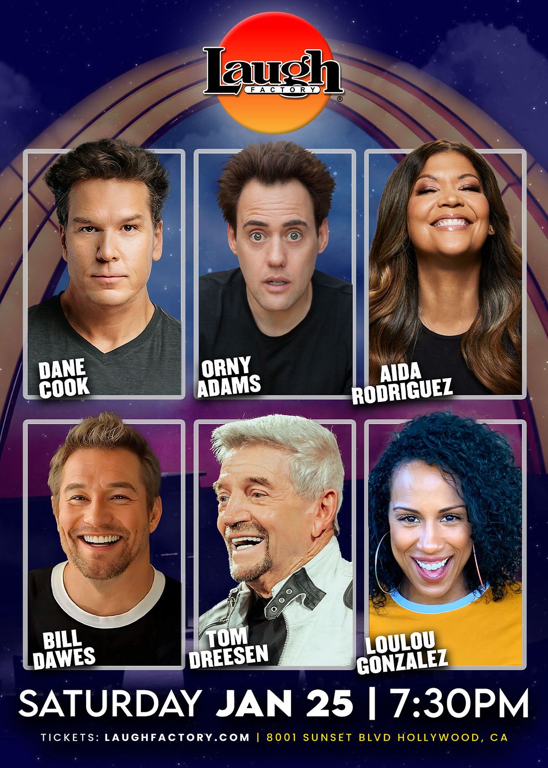 Saturday Allstars Tickets at Laugh Factory Hollywood in Los Angeles by ...