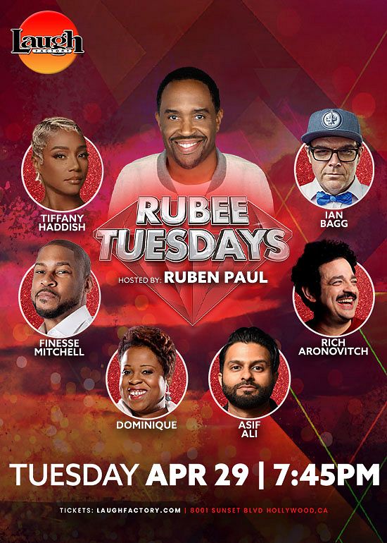 Rubee Tuesdays Tickets at Laugh Factory Hollywood in Los Angeles by ...