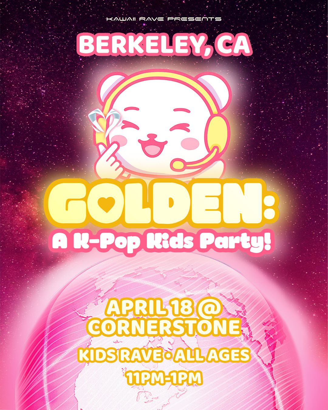 GOLDEN: A K-Pop Kids Party! Tickets at Cornerstone in Berkeley by ...