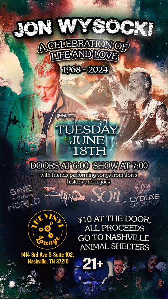 Jon Wysocki - A Celebration of Life and Love Tickets at The Vinyl ...