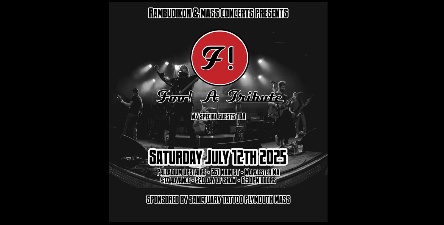 Foo: A Tribute Tickets at The Palladium Upstairs in Worcester by The ...