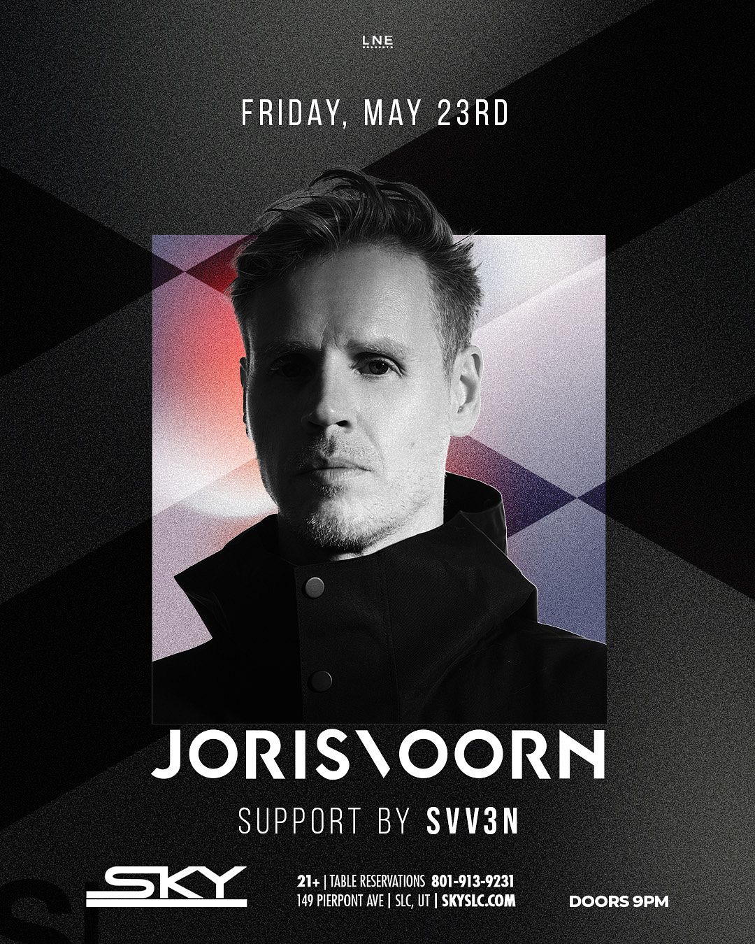 JORIS VOORN at SKY Tickets at Sky SLC in Salt Lake City by SKY SLC | Tixr