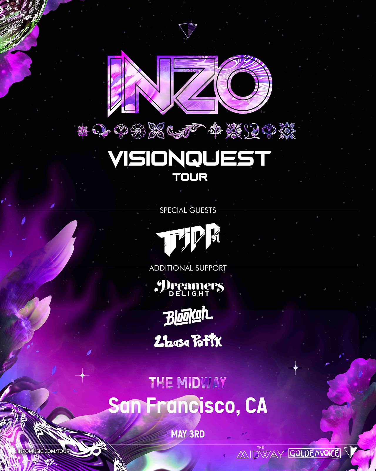 INZO presents Visionquest Tickets at The Midway in San Francisco by The ...