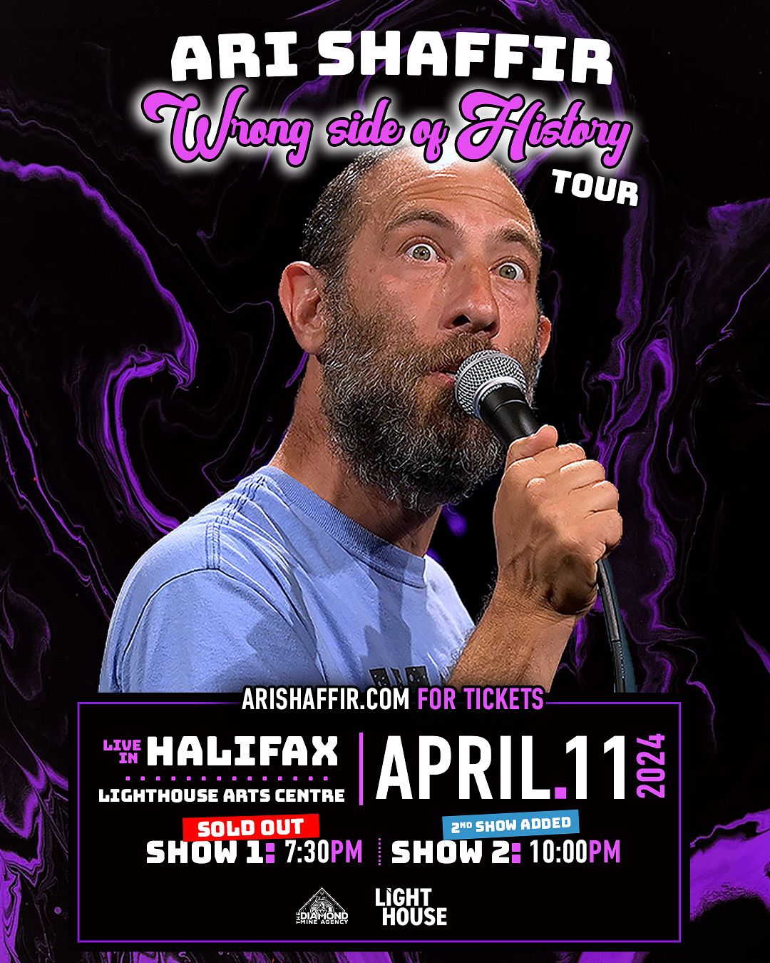 Ari Shaffir Live in Halifax Tickets at Light House Arts Centre in ...