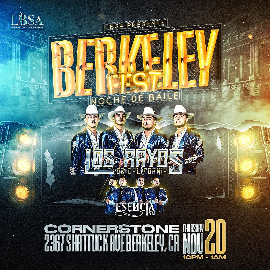 Berkeley Fest: Noche de Baile Tickets at Cornerstone in Berkeley by ...