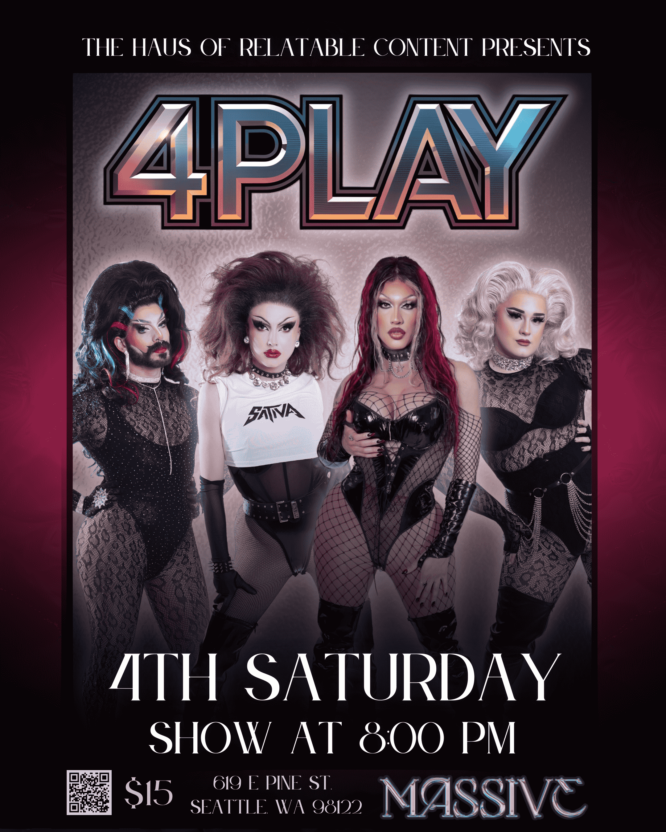 4PLAY Tickets at Massive in Seattle by Massive Club | Tixr