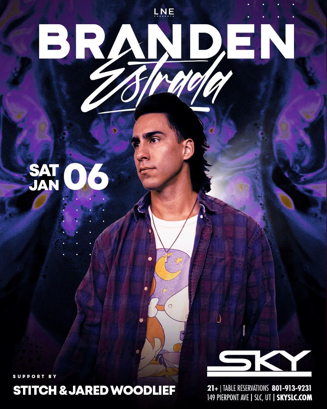 BRANDEN ESTRADA at SKY Tickets at Sky SLC in Salt Lake City by SKY SLC ...